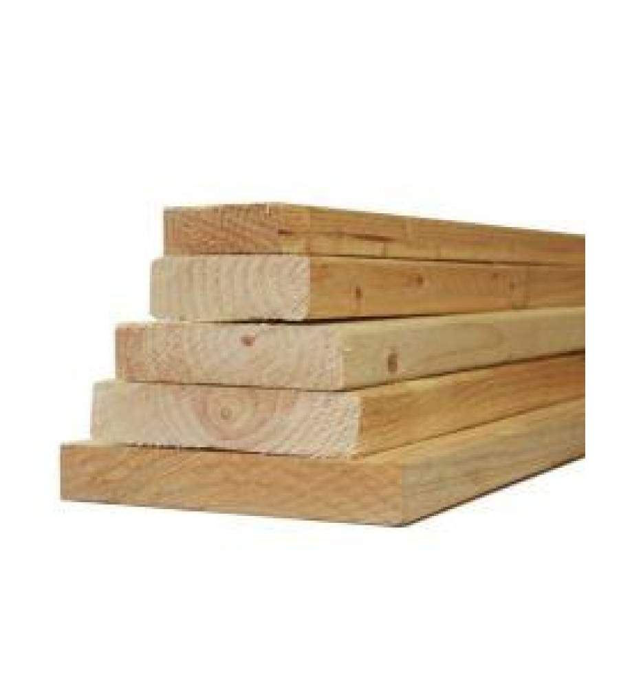 WHITE DEAL PLANK 25X250X4000MM UNPLANED
